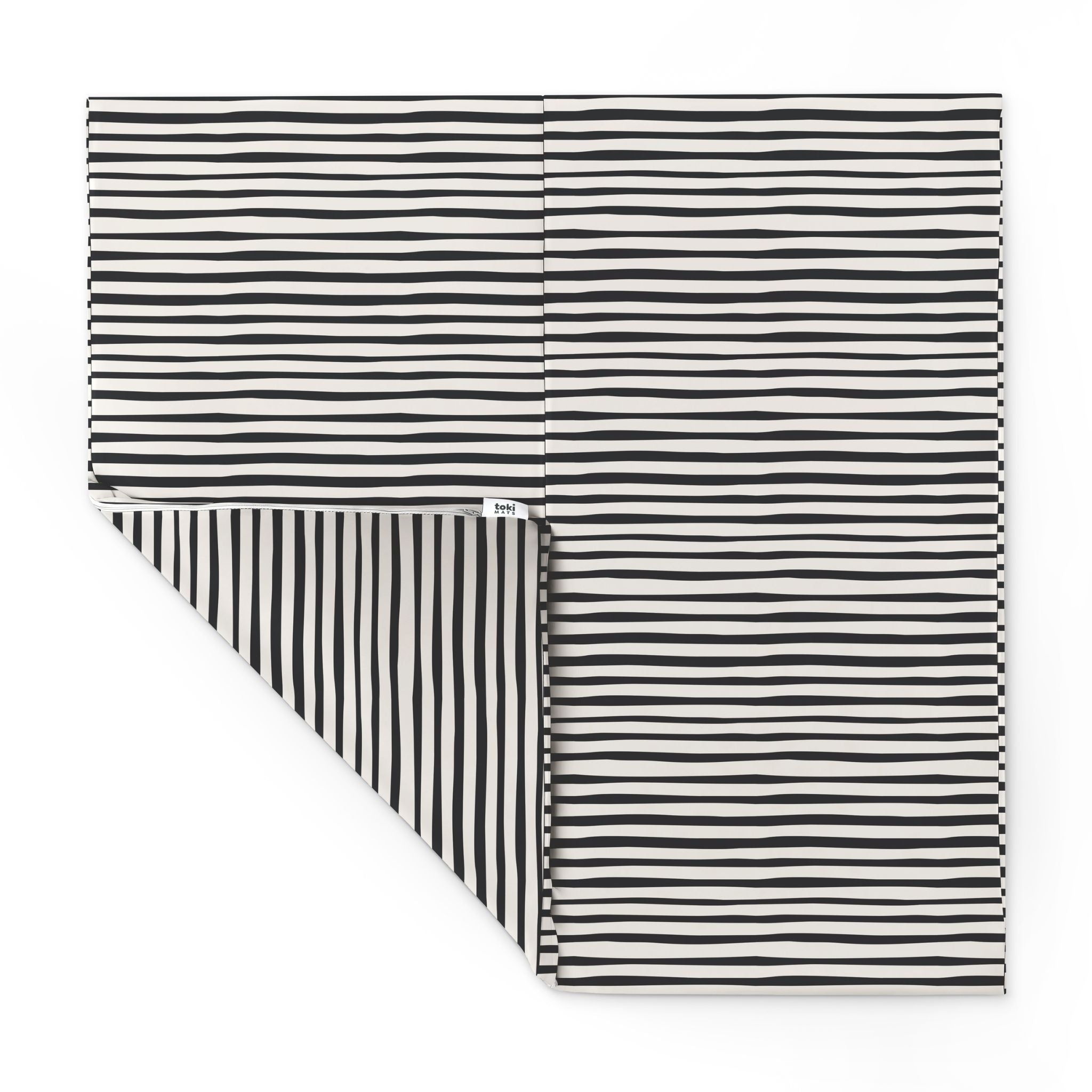 Toki Mats Bold Stripe Vegan Leather Mat - Gimme the Good Stuff