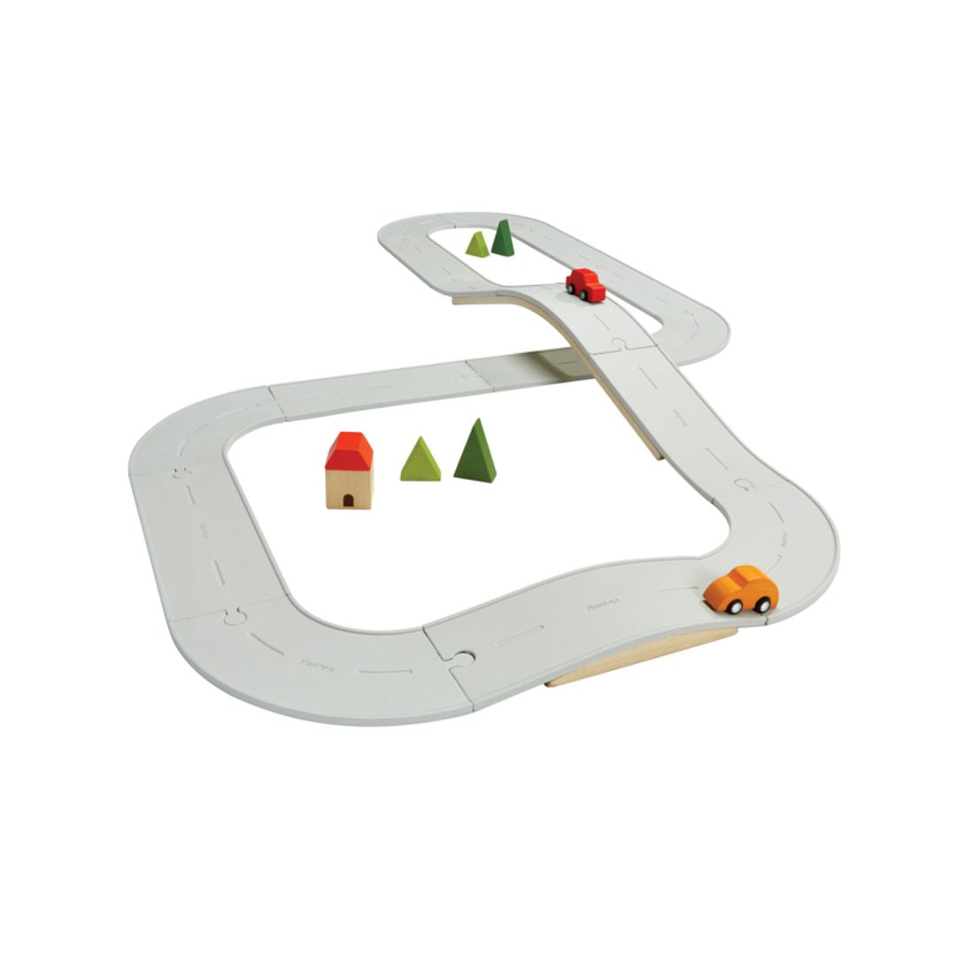 PlanToys Rubber Road & Rail Set - Large - Gimme the Good Stuff