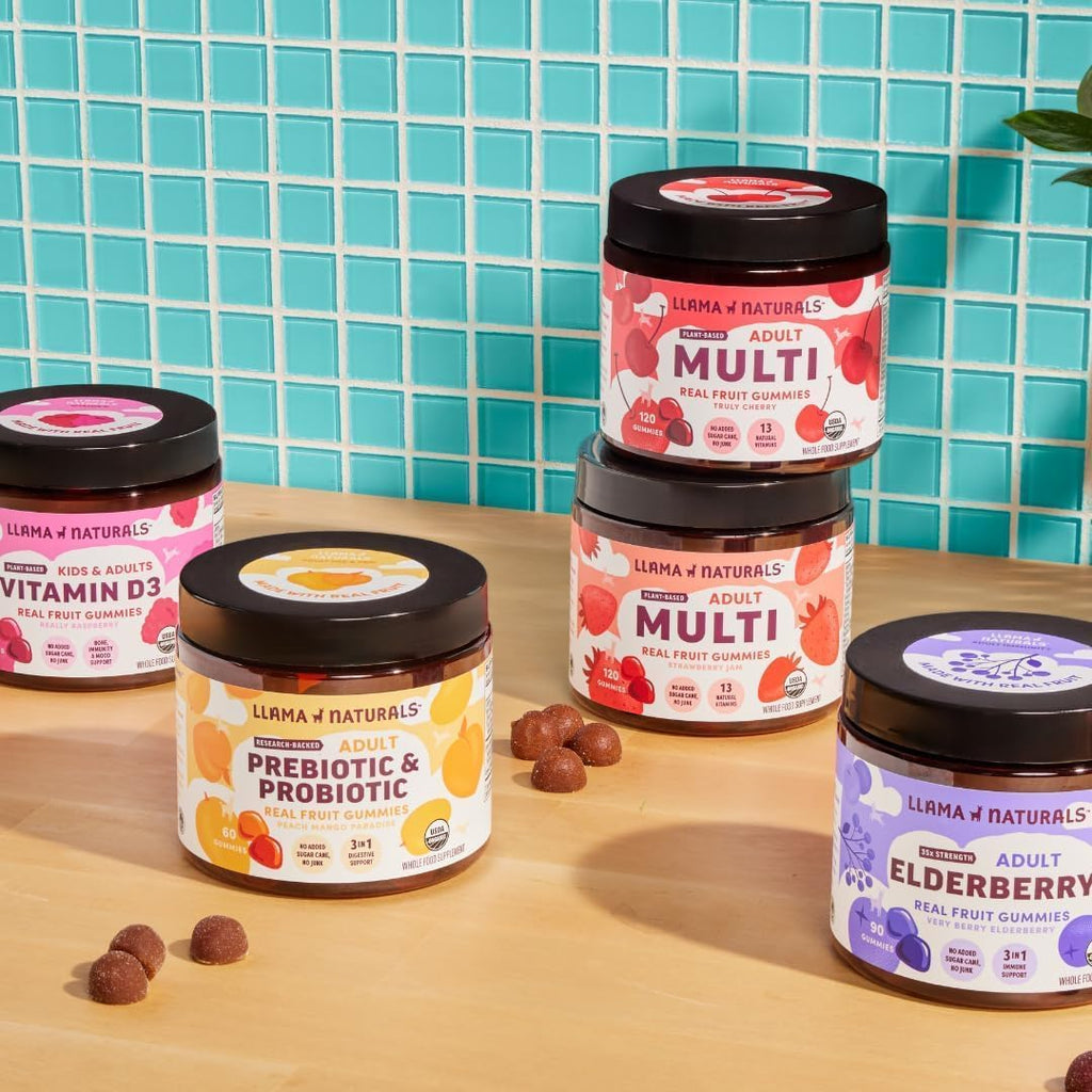 Llama Naturals Womens Multivitamin Gummies, Strawberry (120 ct) - Gimme ...