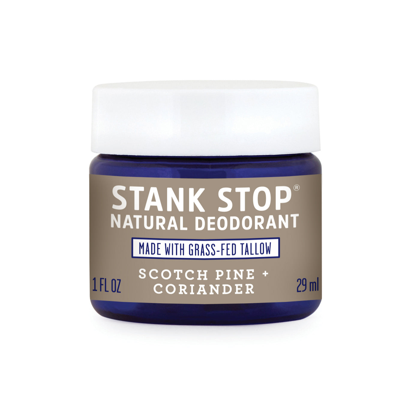 Stank Stop Cream Deodorant, Scotch Pine+Coriander, 1 Oz - Gimme the ...