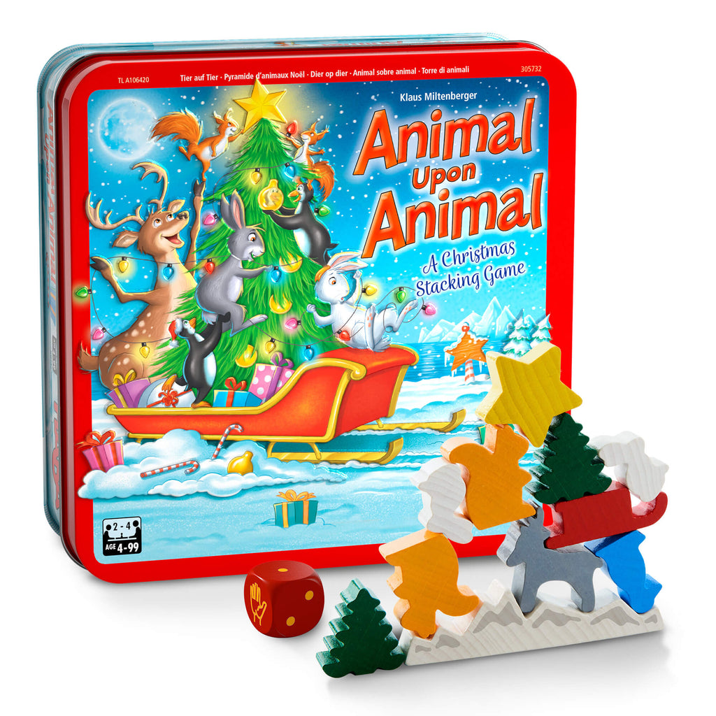 HABA Animal Upon Animal Christmas Stacking Game - Gimme the Good Stuff