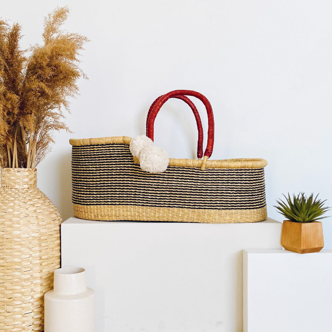 Plum+Sparrow Fig African Moses Basket - Gimme the Good Stuff