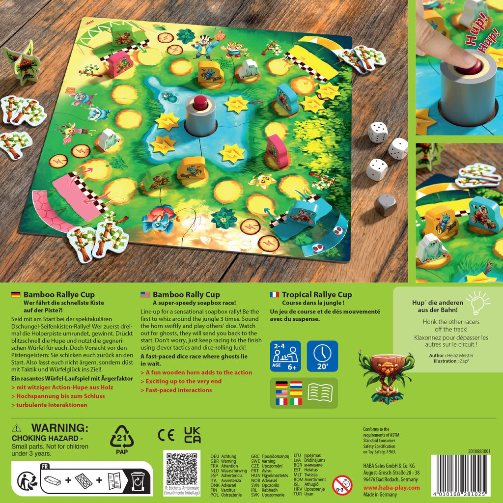 HABA Bamboo Rally Cup - Hype in the Jungle Game - Gimme the Good Stuff