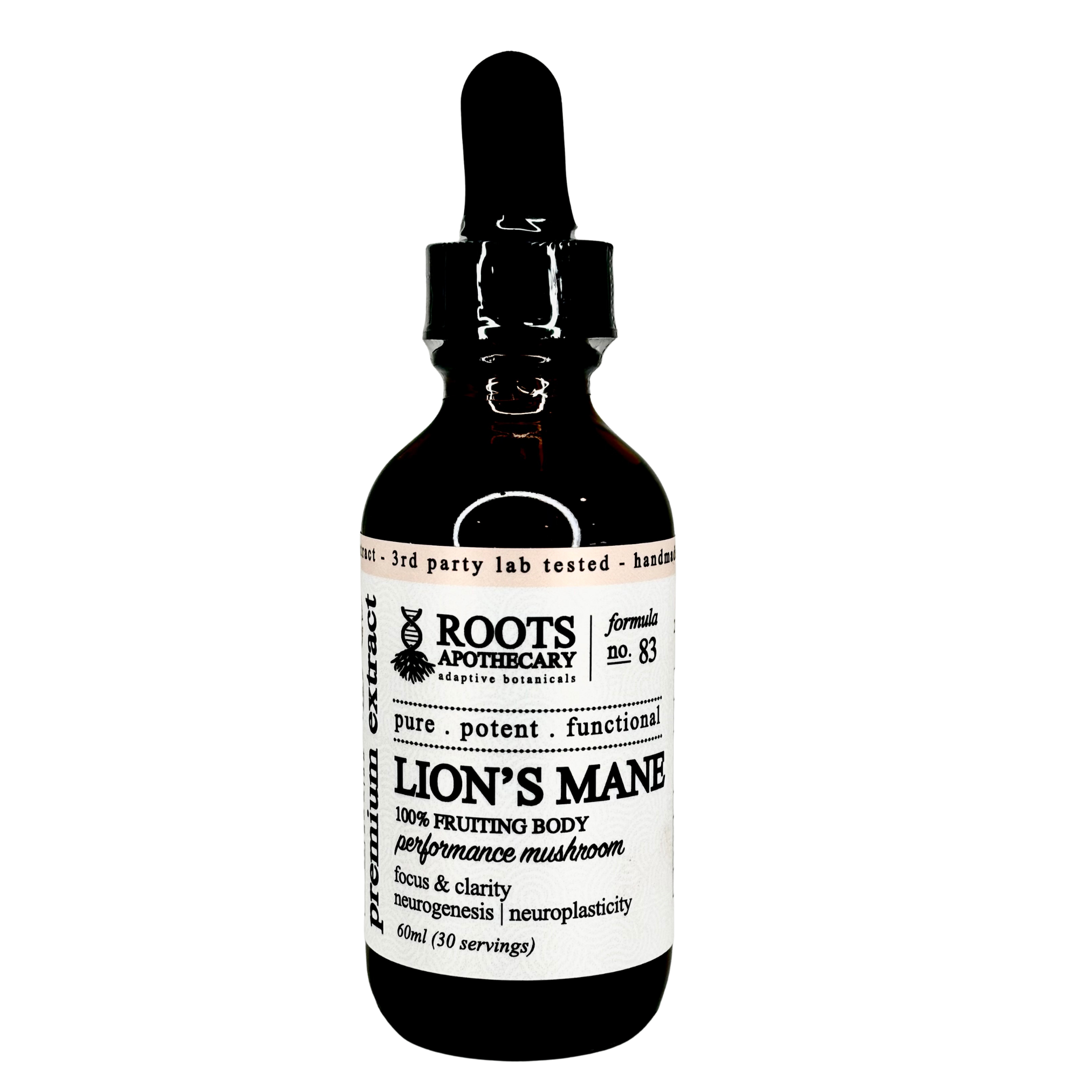 Roots Apothecary Lion's Mane Tincture (Fruiting Body) - Gimme the Good ...